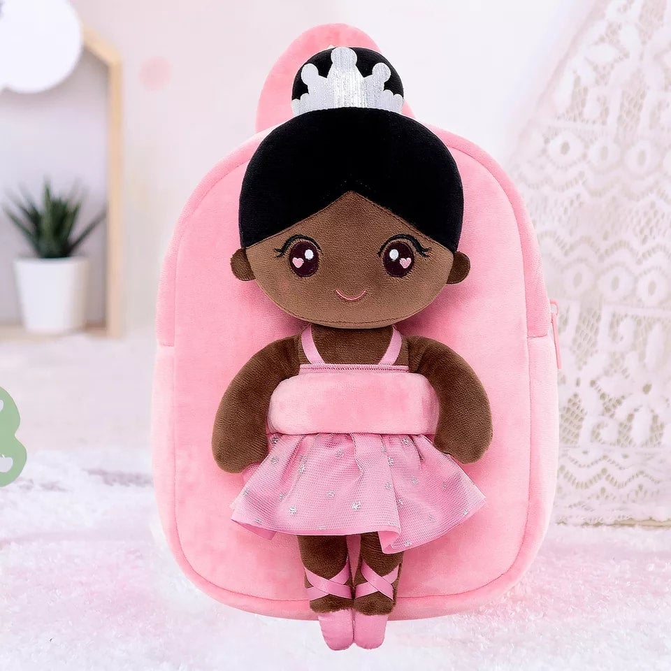 BALLERINA RUCK SACK: DOLL INCLUDED ( PERSONALISED OPTION ) | Bibinee Dolls